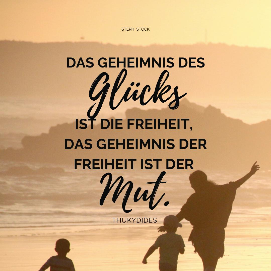 Mutig sein – Stephanie Stock